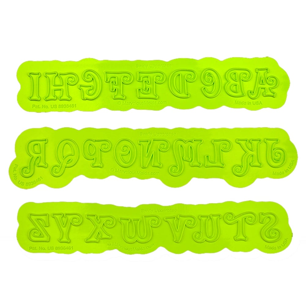UPPERCASE SWIRLY Flexabet Onlay - Marvelous Molds – Bake Group Factory ...